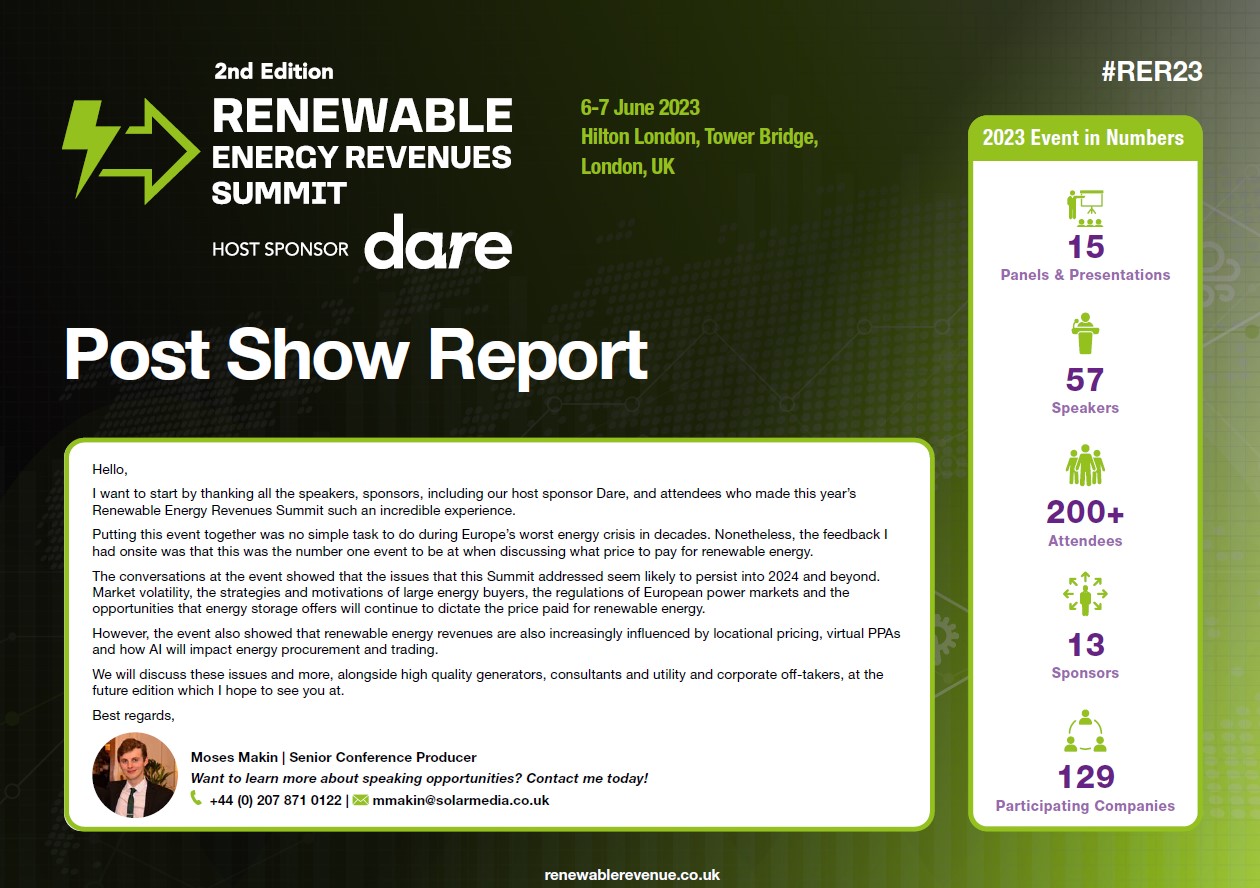 Resources - Renewables Procurement & Revenue Summit